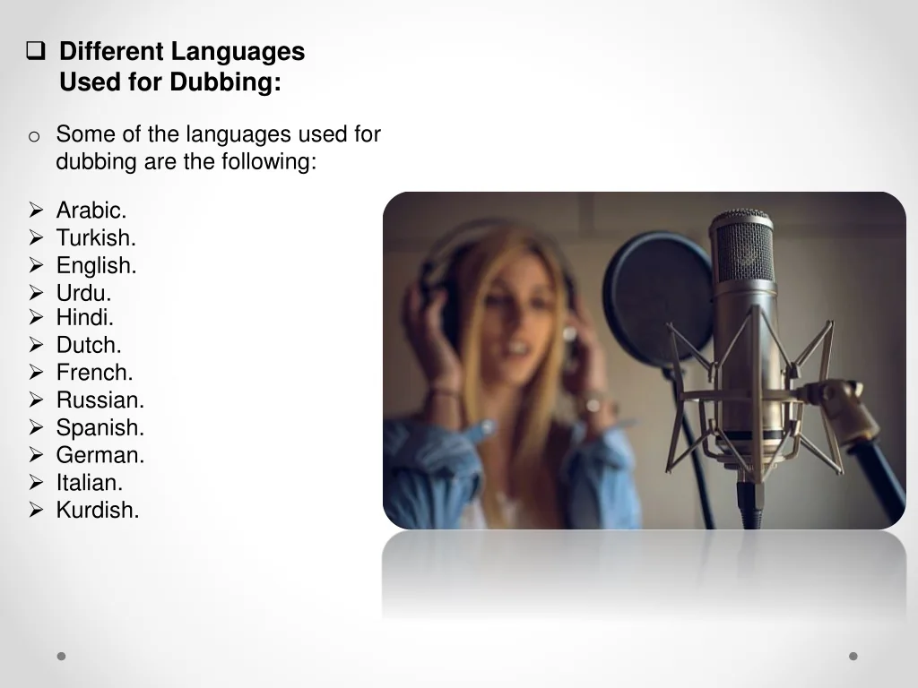 PPT - Language Dubbing Services in Dubai PowerPoint Presentation, free ...