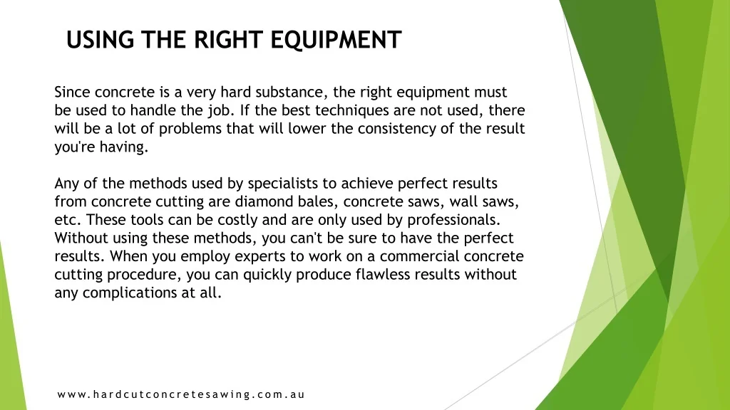 PPT - why you should employ a specialist for concrete cutting PPT ...