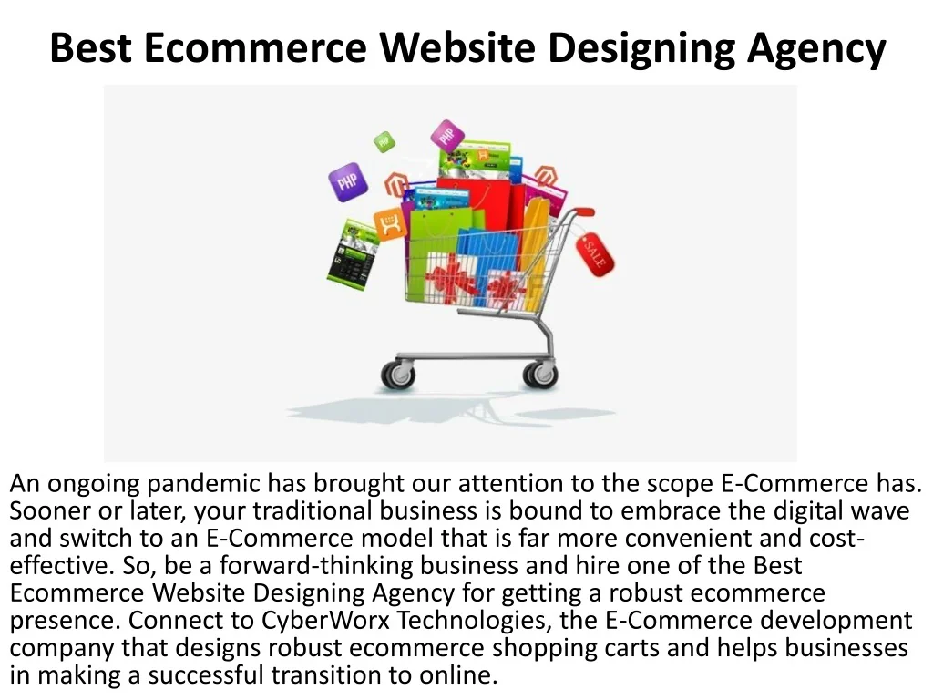 PPT - Best Ecommerce Website Designing Agencies PowerPoint Presentation ...