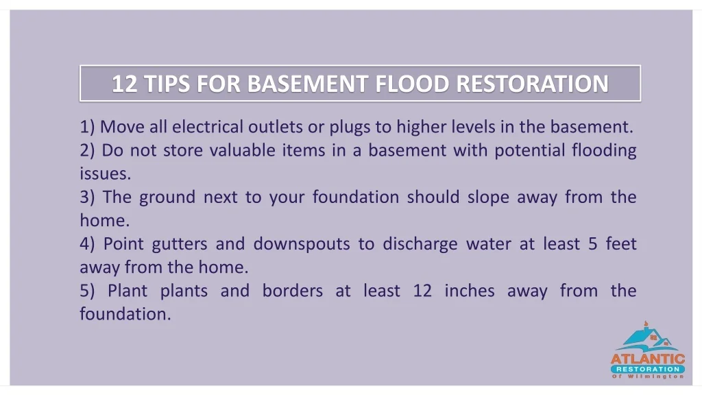 PPT - 12 Tips for Basement Flood Restoration in Wilmington NC ...