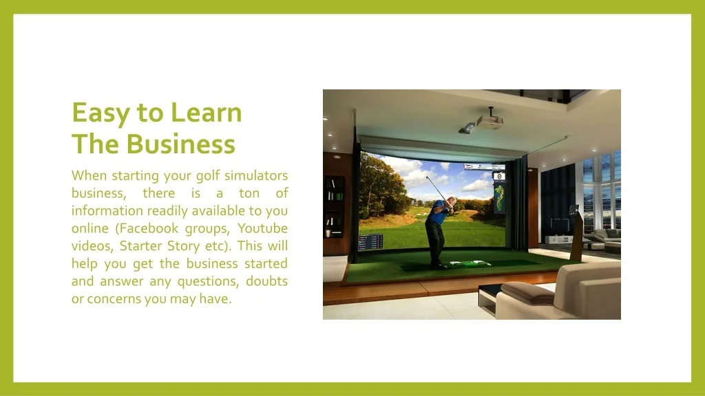 PPT - Advantages of starting a golf simulators business PowerPoint ...