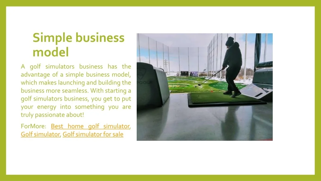 PPT - Advantages of starting a golf simulators business PowerPoint ...