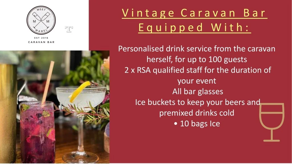 PPT - Best Caravan Bar Alcohol Catering NSW South Coast | Meetmabel.com ...
