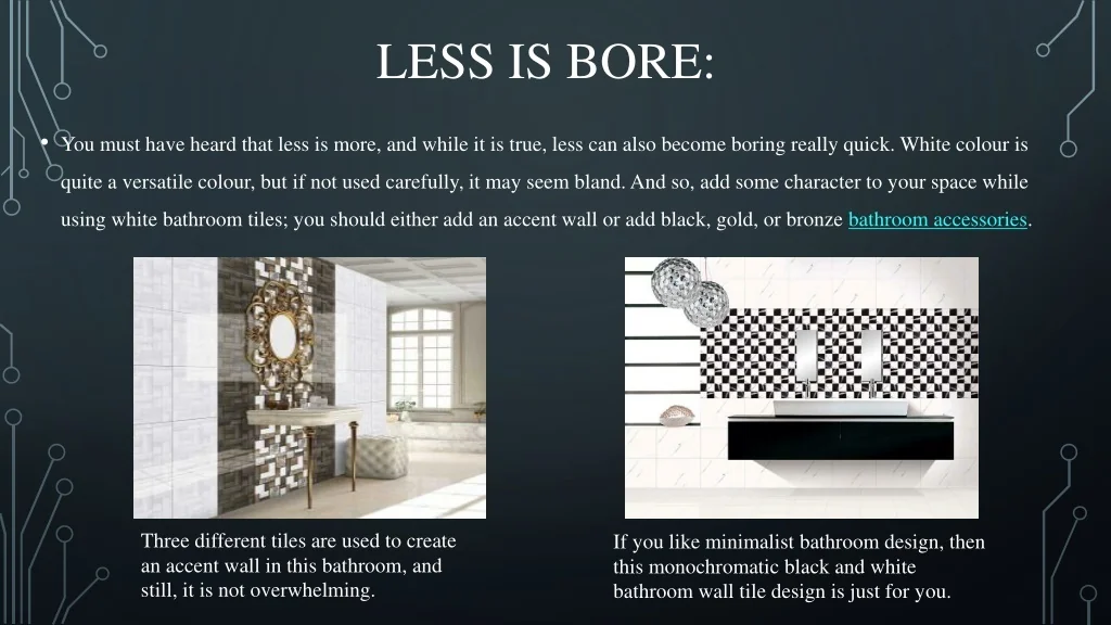 PPT - Design Your Bathroom with White Bathroom Tiles PowerPoint ...
