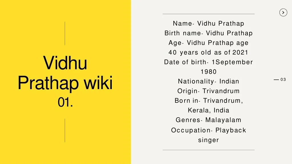PPT - Singer Vidhu Prathap Children Baby-converted PowerPoint ...