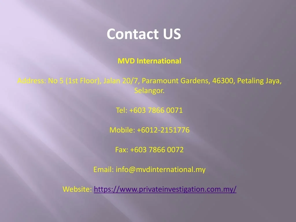 PPT - Catch Cheating Spouse Malaysia PowerPoint Presentation, free ...