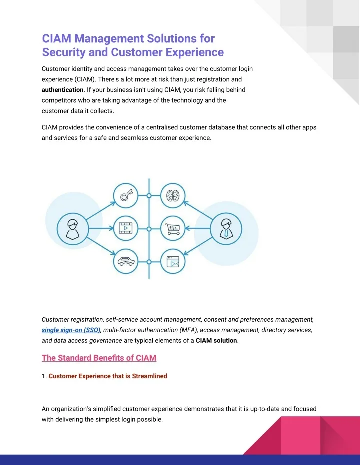 PPT - CIAM Management Solutions for Security and Customer Experience ...