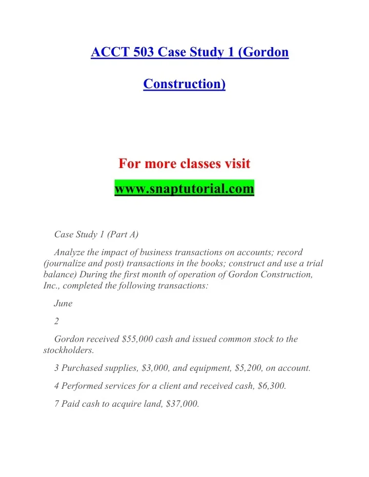 PPT - ACCT 503 Inspiring Communication / snaptutorial.com PowerPoint ...