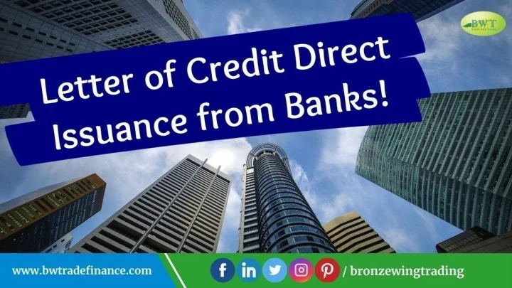 PPT - Letter of Credit from Banks | LC Issuance | LC Payment in Trade ...