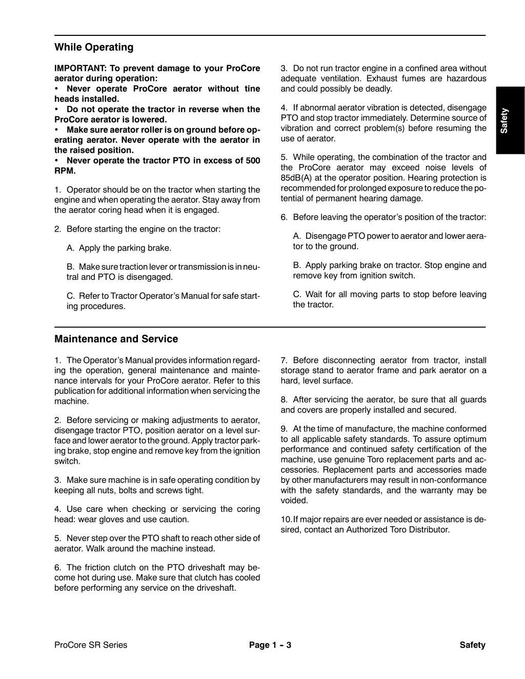 PPT - Toro ProCore SR75 Service Repair Manual PowerPoint Presentation ...