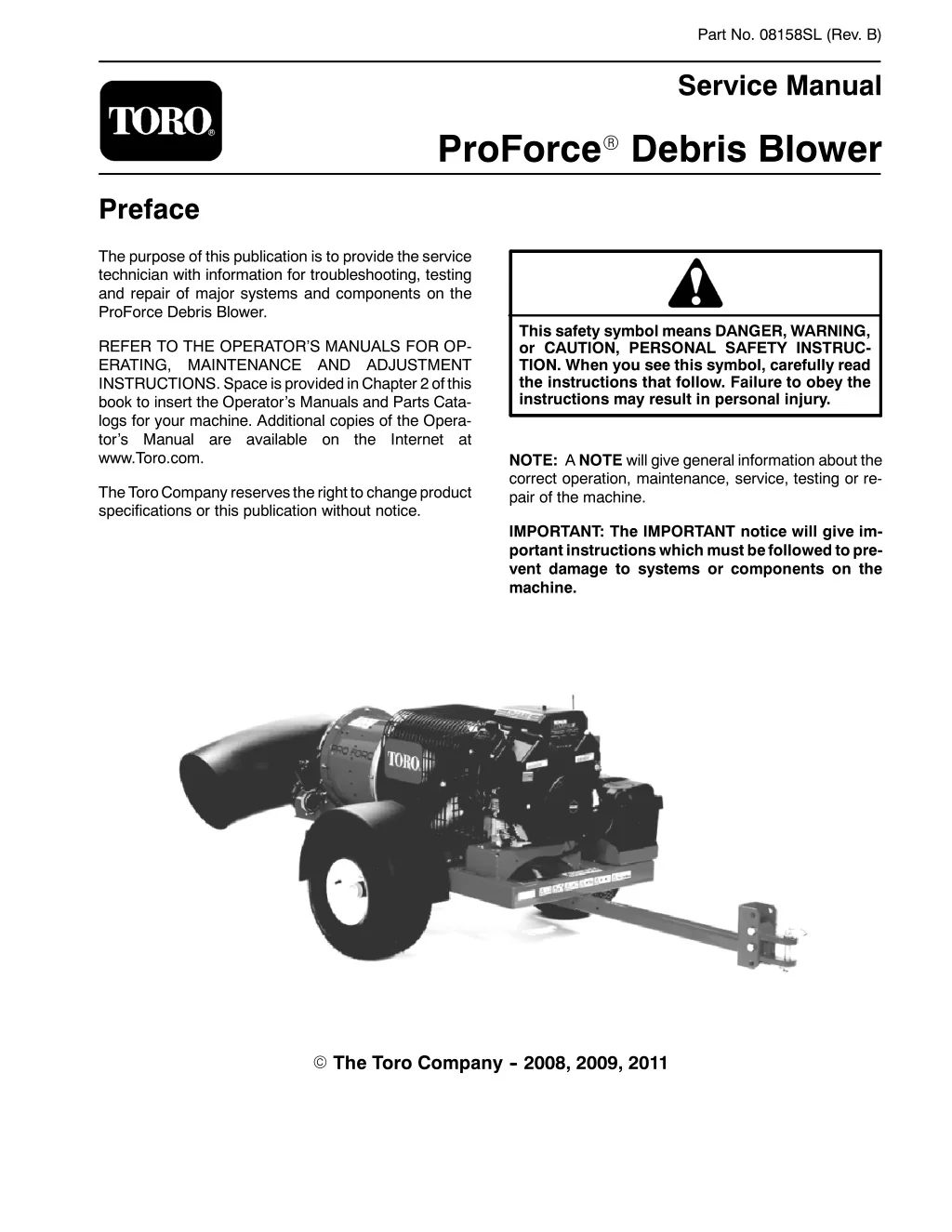 PPT - Toro ProForce Debris Blower Service Repair Manual PowerPoint ...
