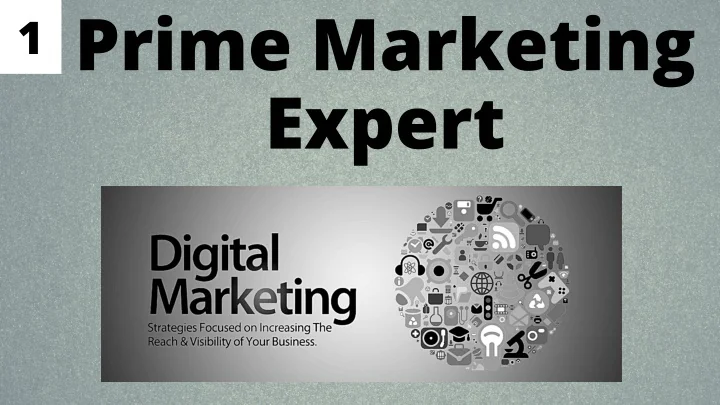 PPT - Prime Marketing Expert PowerPoint Presentation, free download ...
