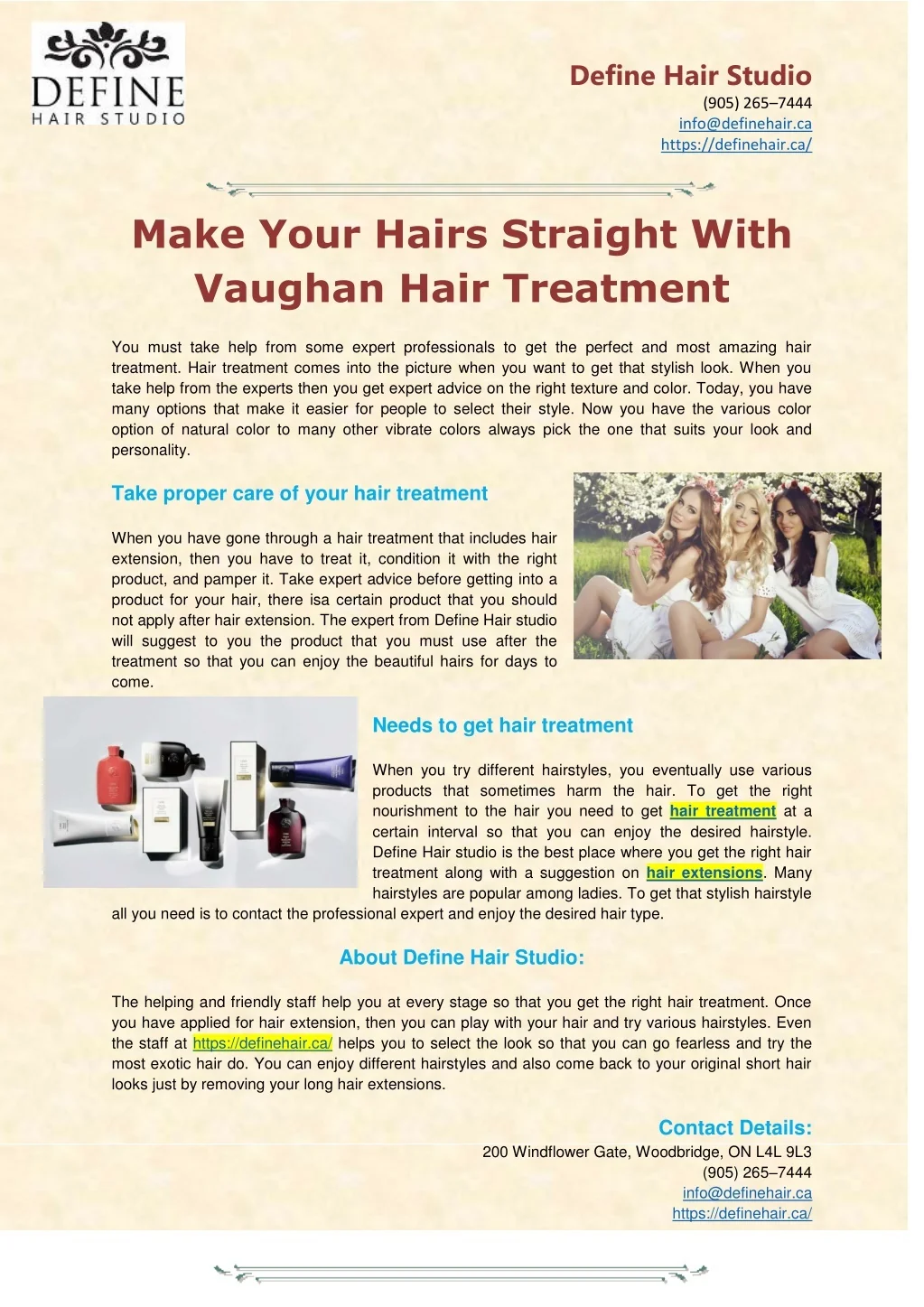 PPT - Hair Treatment PowerPoint Presentation, free download - ID:10588100
