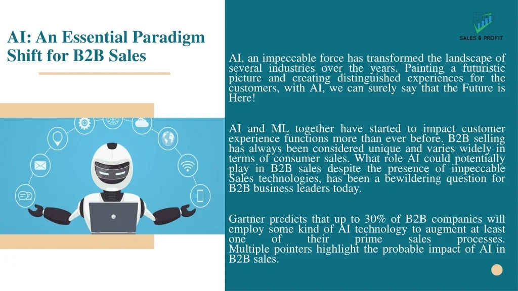 PPT - AI: An Essential Paradigm Shift for B2B Sales Sales and Profit ...