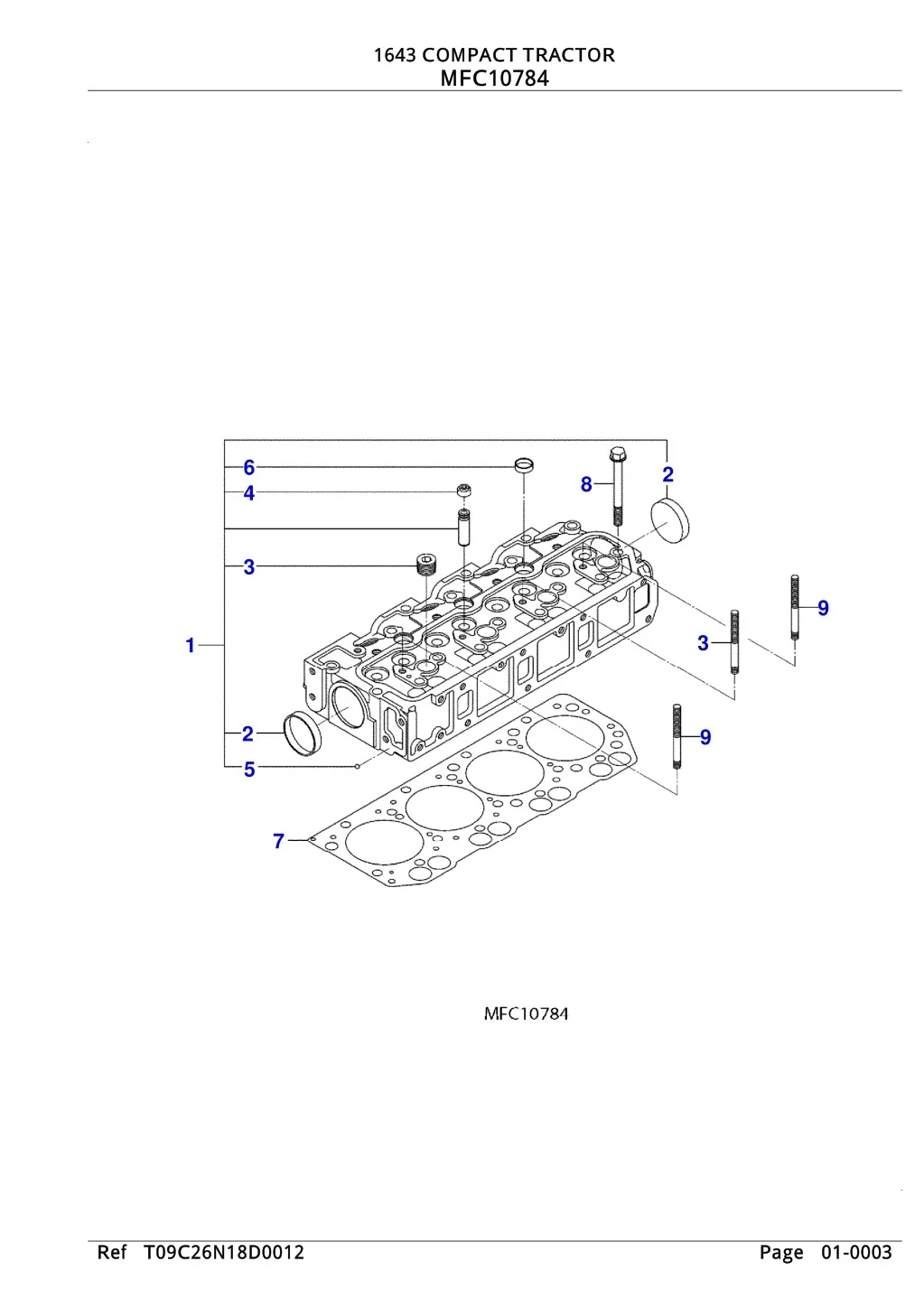 PPT - Massey Ferguson 1643 COMPACT TRACTOR Parts Catalogue Manual ...