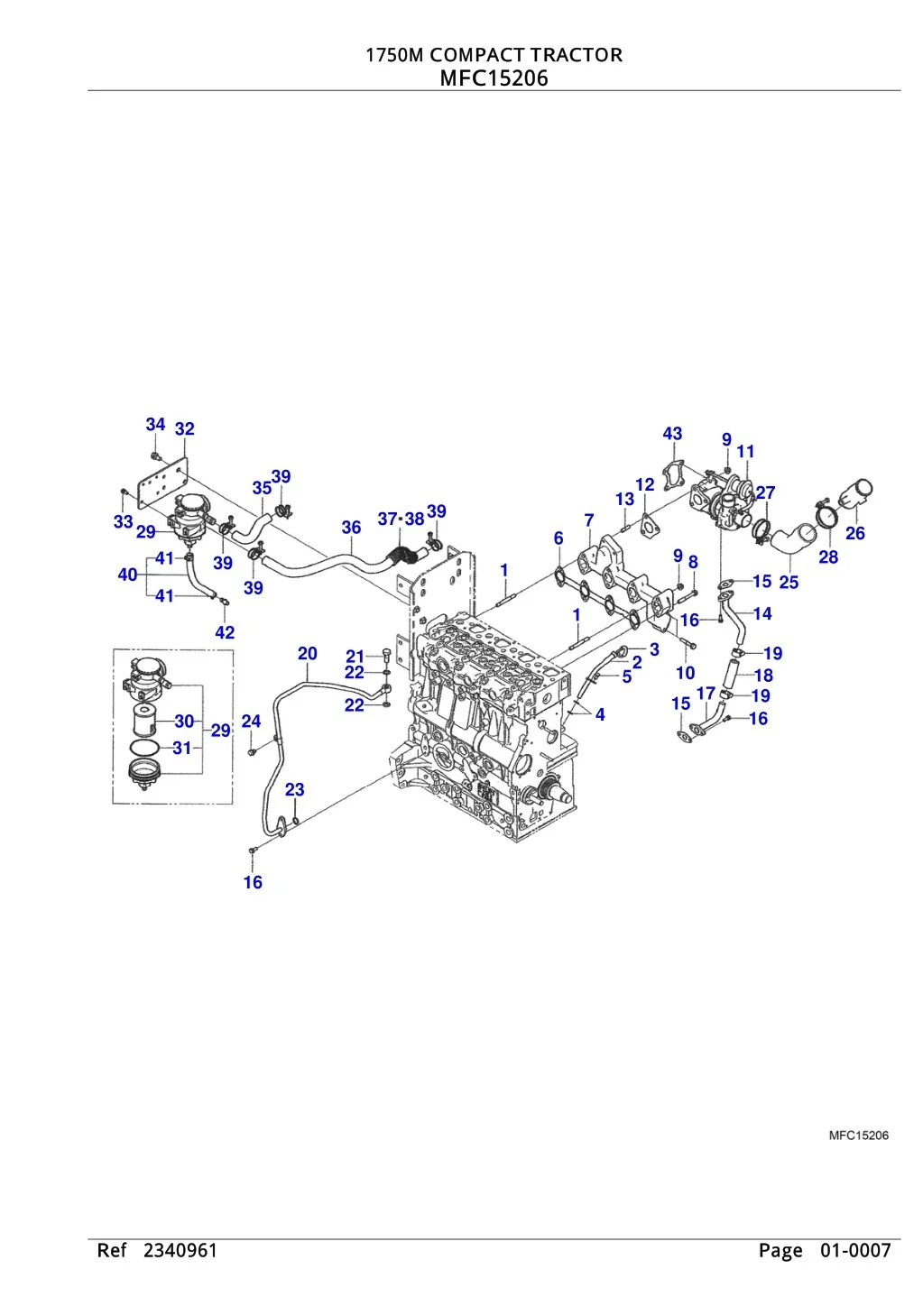 PPT - Massey Ferguson 1750M COMPACT TRACTOR Parts Catalogue Manual ...