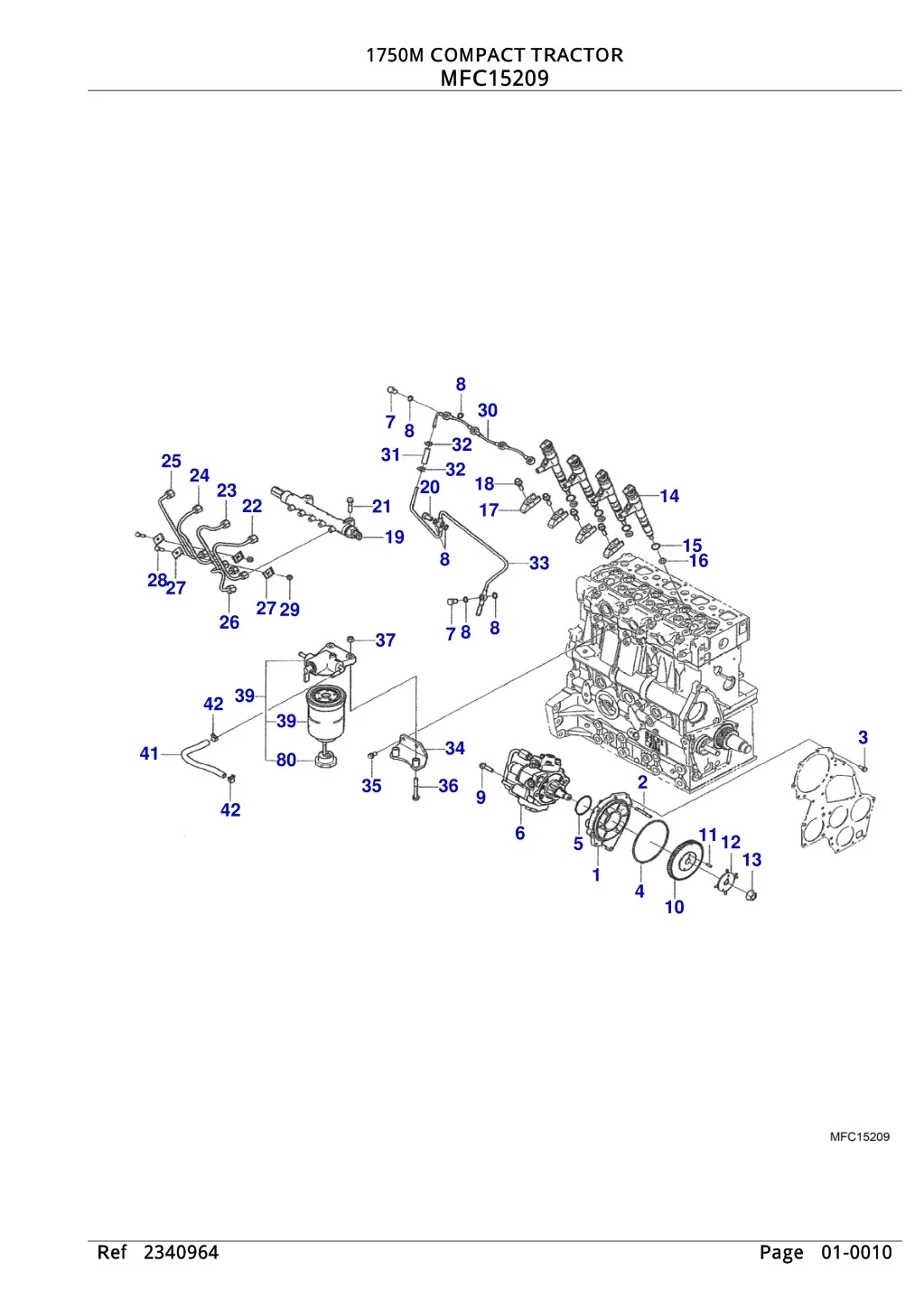 PPT - Massey Ferguson 1750M COMPACT TRACTOR Parts Catalogue Manual ...