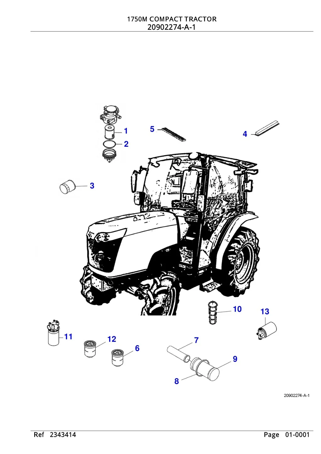 PPT - Massey Ferguson 1750M COMPACT TRACTOR Parts Catalogue Manual ...