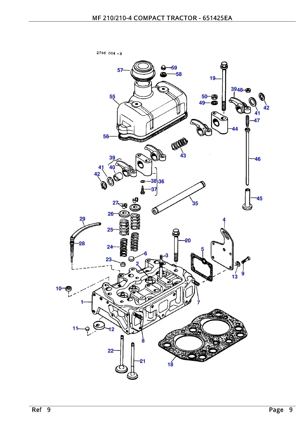 PPT - Massey Ferguson MF 210-4 COMPACT TRACTOR Parts Catalogue Manual ...