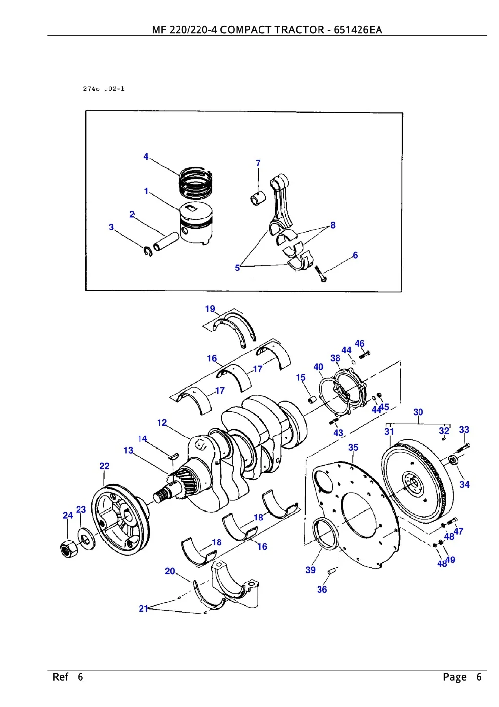 PPT - Massey Ferguson MF 220 COMPACT TRACTOR Parts Catalogue Manual ...