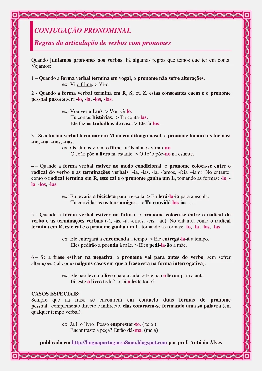 PPT - conjuga__o_pronominal___regras_articula__o_verbos_pronomes__blog ...