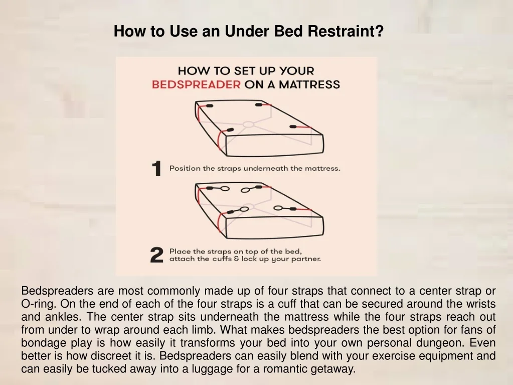 PPT - Bedspreaders The Best Under Bed Restraints of the Year PowerPoint ...