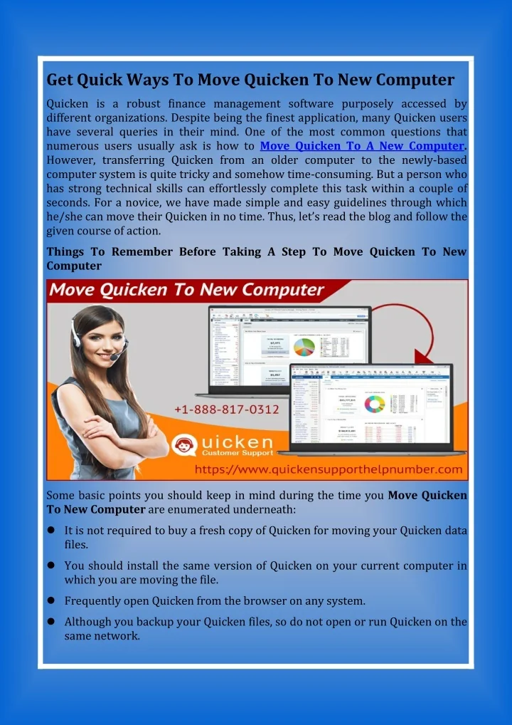 PPT - Get Quick Ways To Move Quicken To New Computer PowerPoint ...