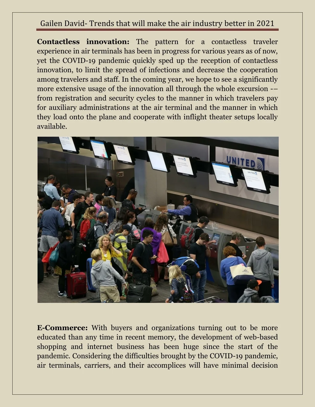 PPT - Gailen David- Trends that will make the air industry better in ...