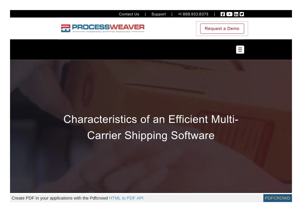 PPT - Characteristics of an Efficient Multi-Carrier Shipping Software ...