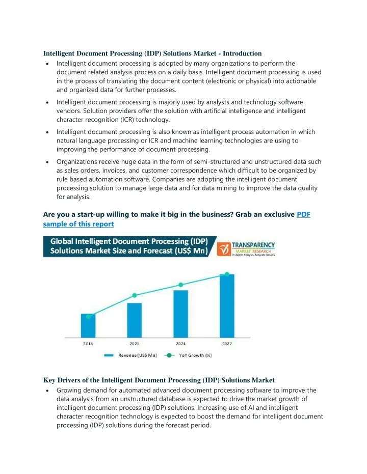 PPT - Intelligent Document Processing (IDP) Solutions Market PowerPoint ...