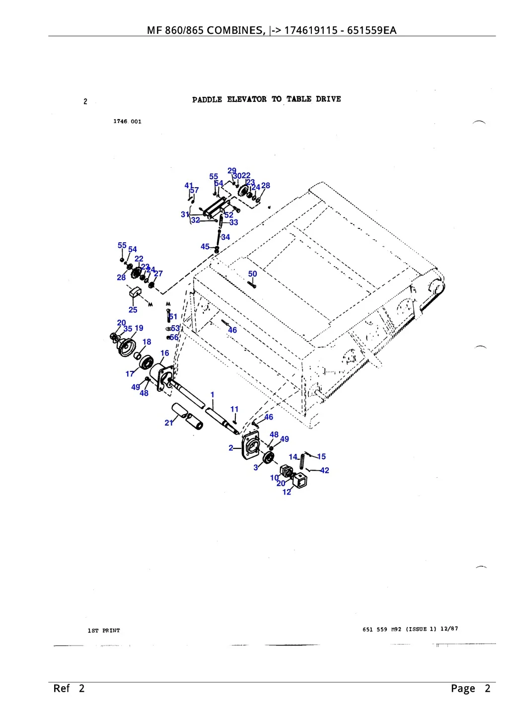 PPT - Massey Ferguson MF 865 COMBINES (- 174619115) Parts Catalogue ...