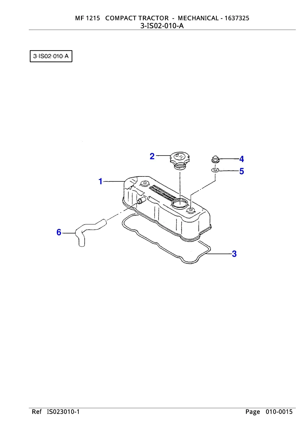 PPT - Massey Ferguson MF 1215 COMPACT TRACTOR (MECHANICAL) Parts ...