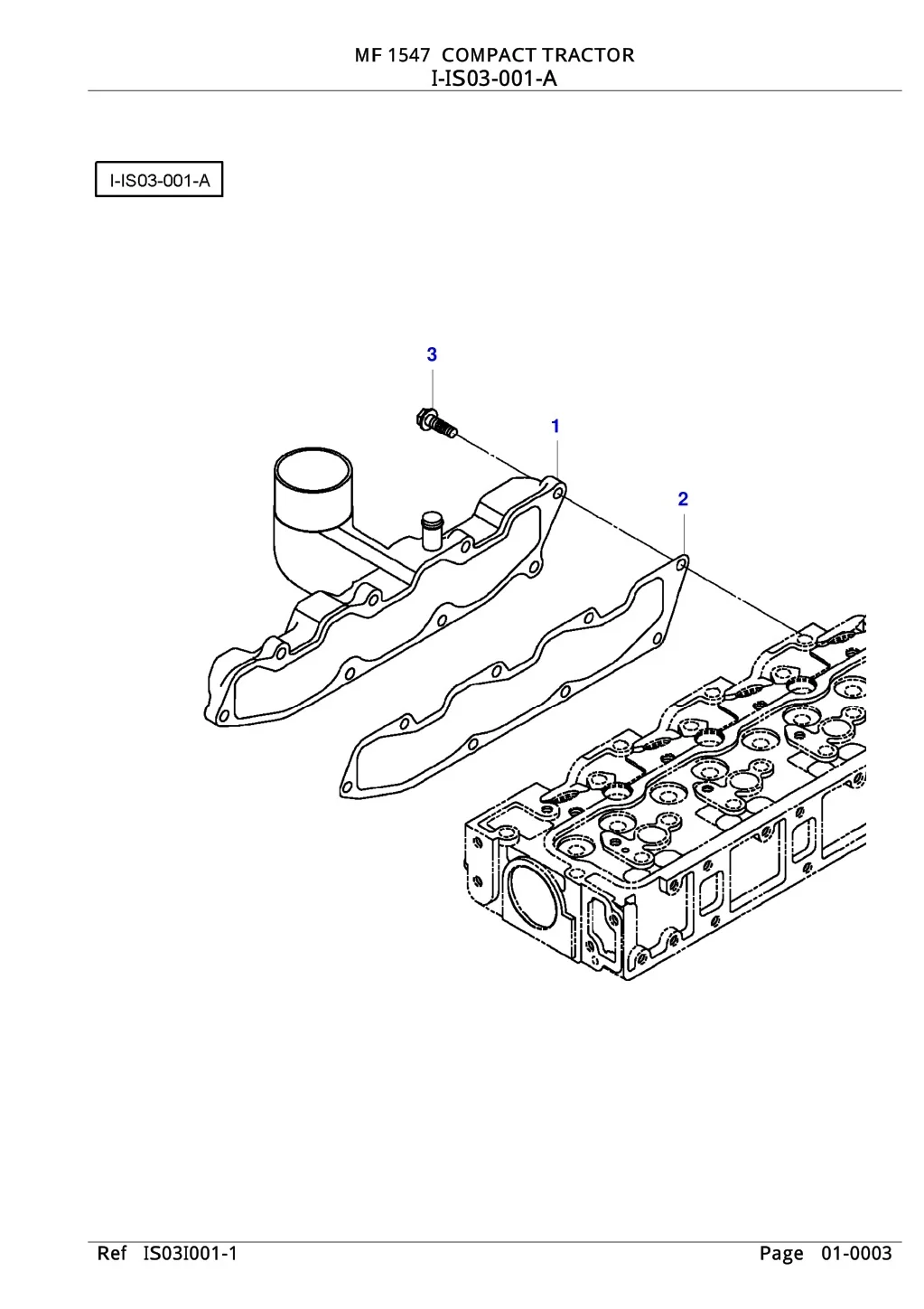 PPT - Massey Ferguson MF 1547 COMPACT TRACTOR Parts Catalogue Manual ...