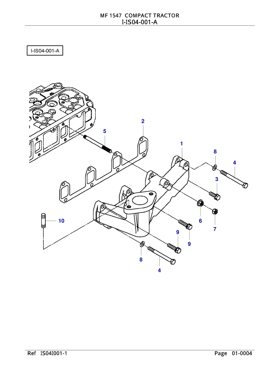 PPT - Massey Ferguson MF 1547 COMPACT TRACTOR Parts Catalogue Manual ...