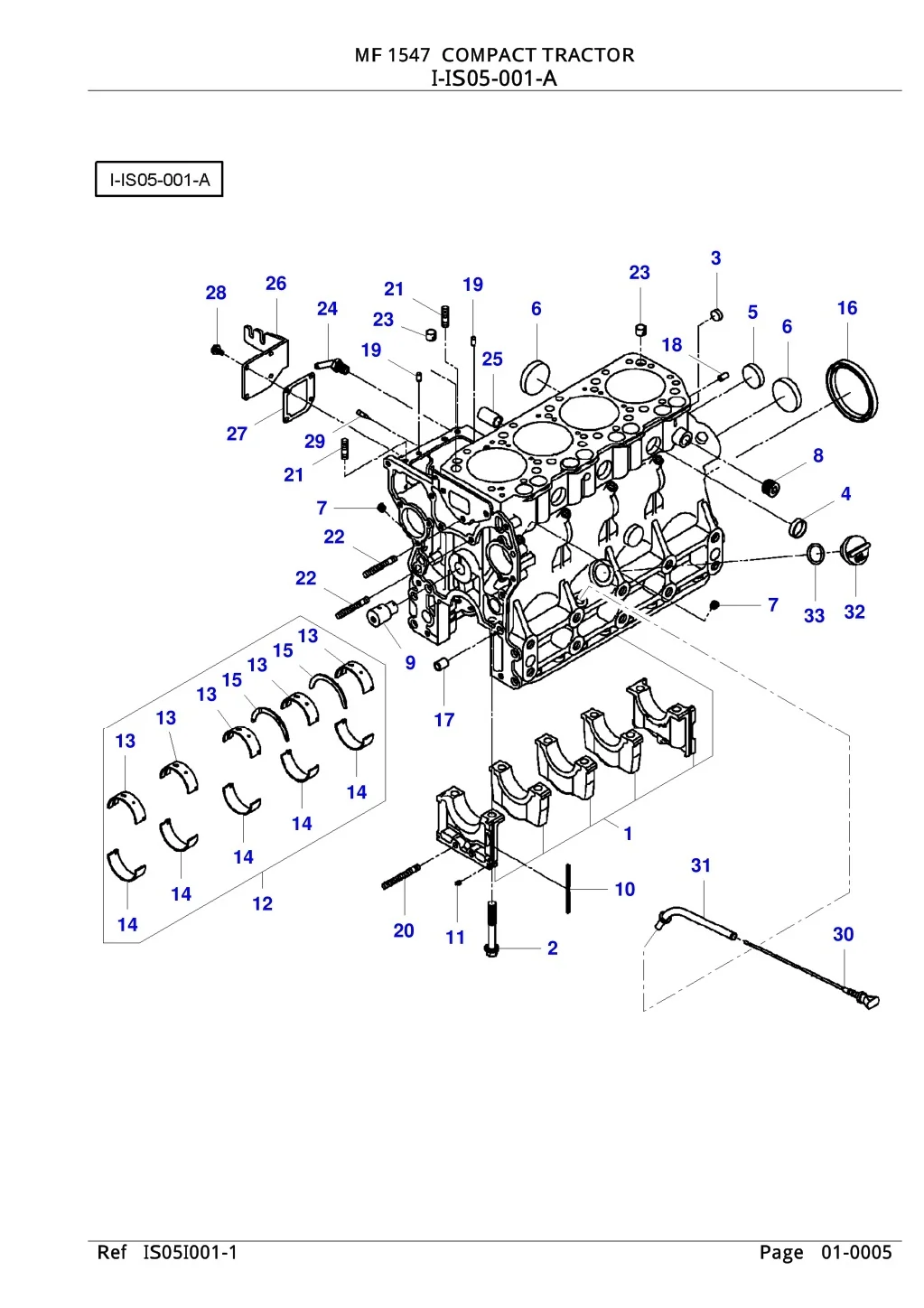 PPT - Massey Ferguson MF 1547 COMPACT TRACTOR Parts Catalogue Manual ...