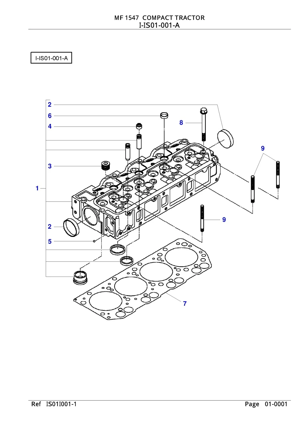 PPT - Massey Ferguson MF 1547 COMPACT TRACTOR Parts Catalogue Manual ...