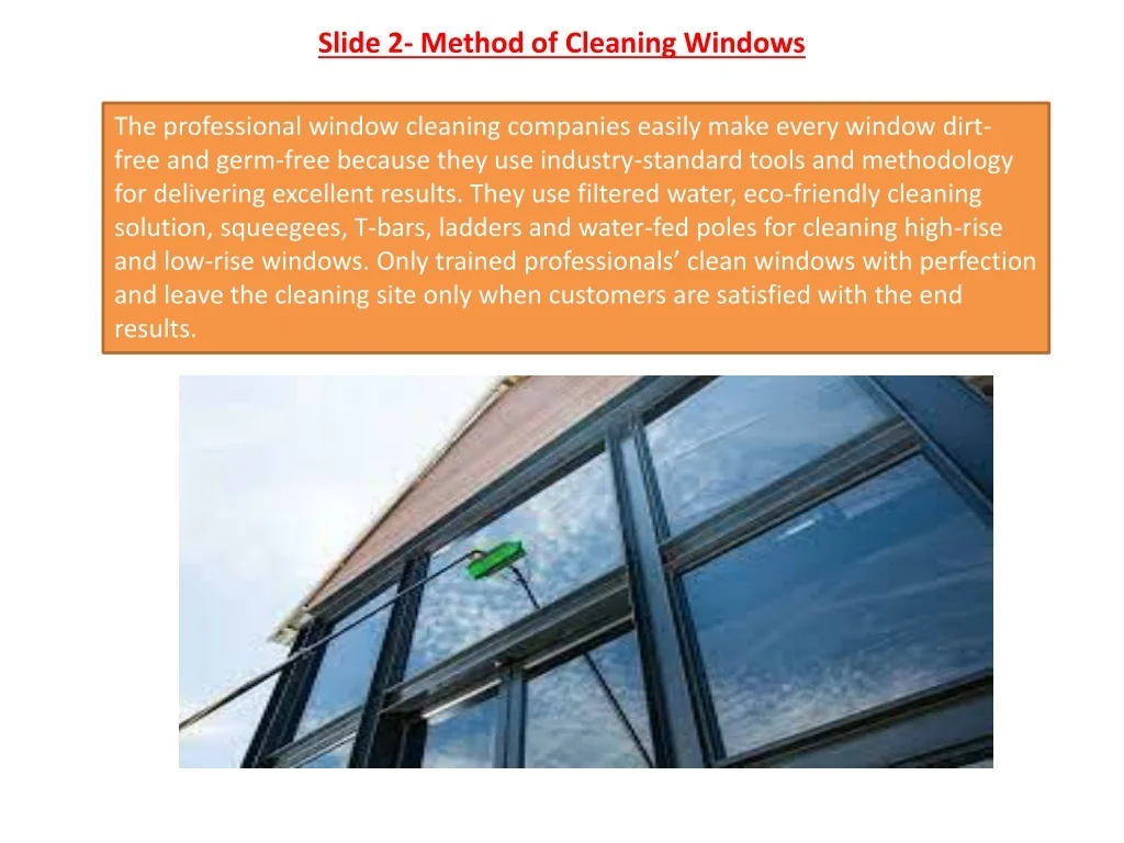 PPT - Window Cleaning Company, Watford: Just a Phone Call Away ...