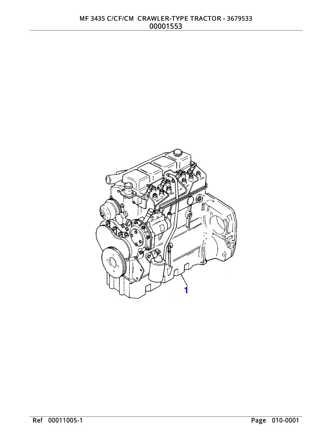 PPT - Massey Ferguson MF 3435 C CRAWLER-TYPE TRACTOR Parts Catalogue ...