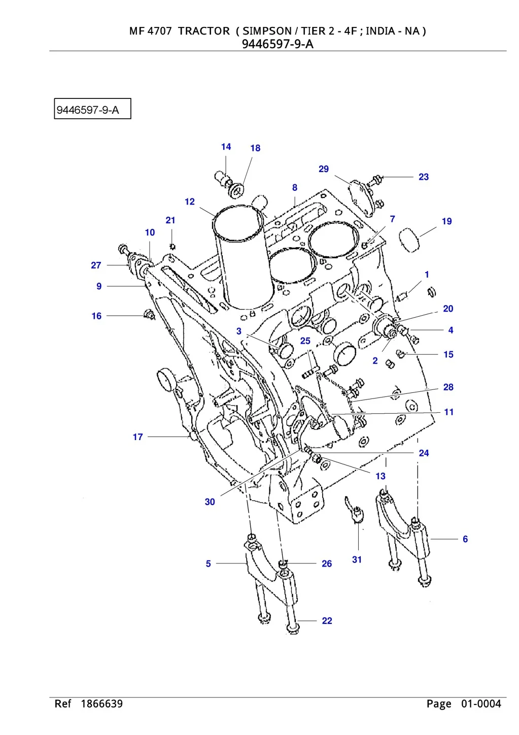 PPT - Massey Ferguson MF4707 TRACTOR (SIMPSON TIER 2-4F ; INDIA-NA ...