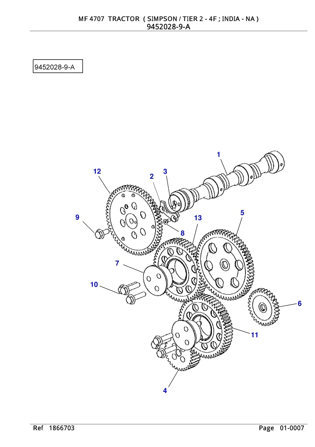 PPT - Massey Ferguson MF4707 TRACTOR (SIMPSON TIER 2-4F ; INDIA-NA ...