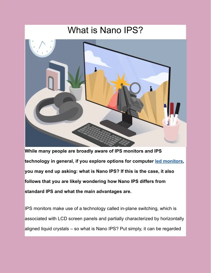 PPT - What is Nano IPS_ PowerPoint Presentation, free download - ID ...