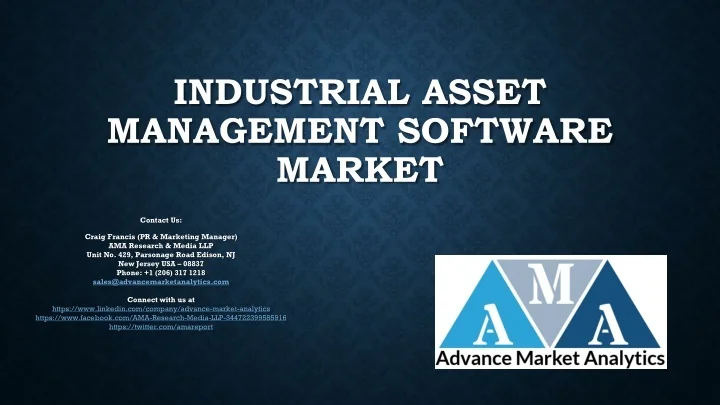 PPT - Industrial Asset Management Software Market PowerPoint ...