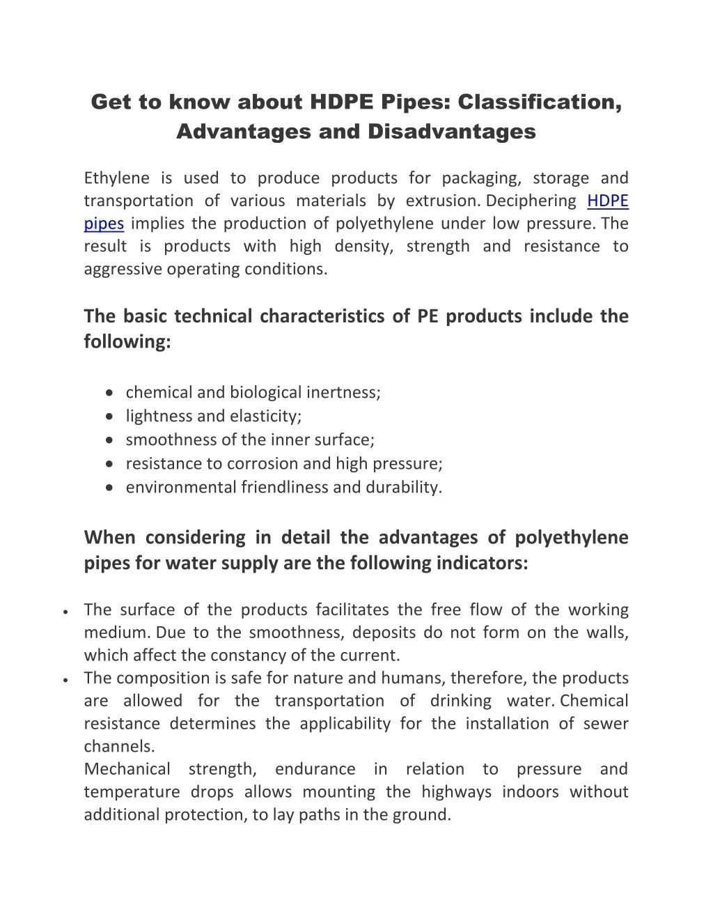 PPT - Get to know about HDPE Pipes PowerPoint Presentation, free ...
