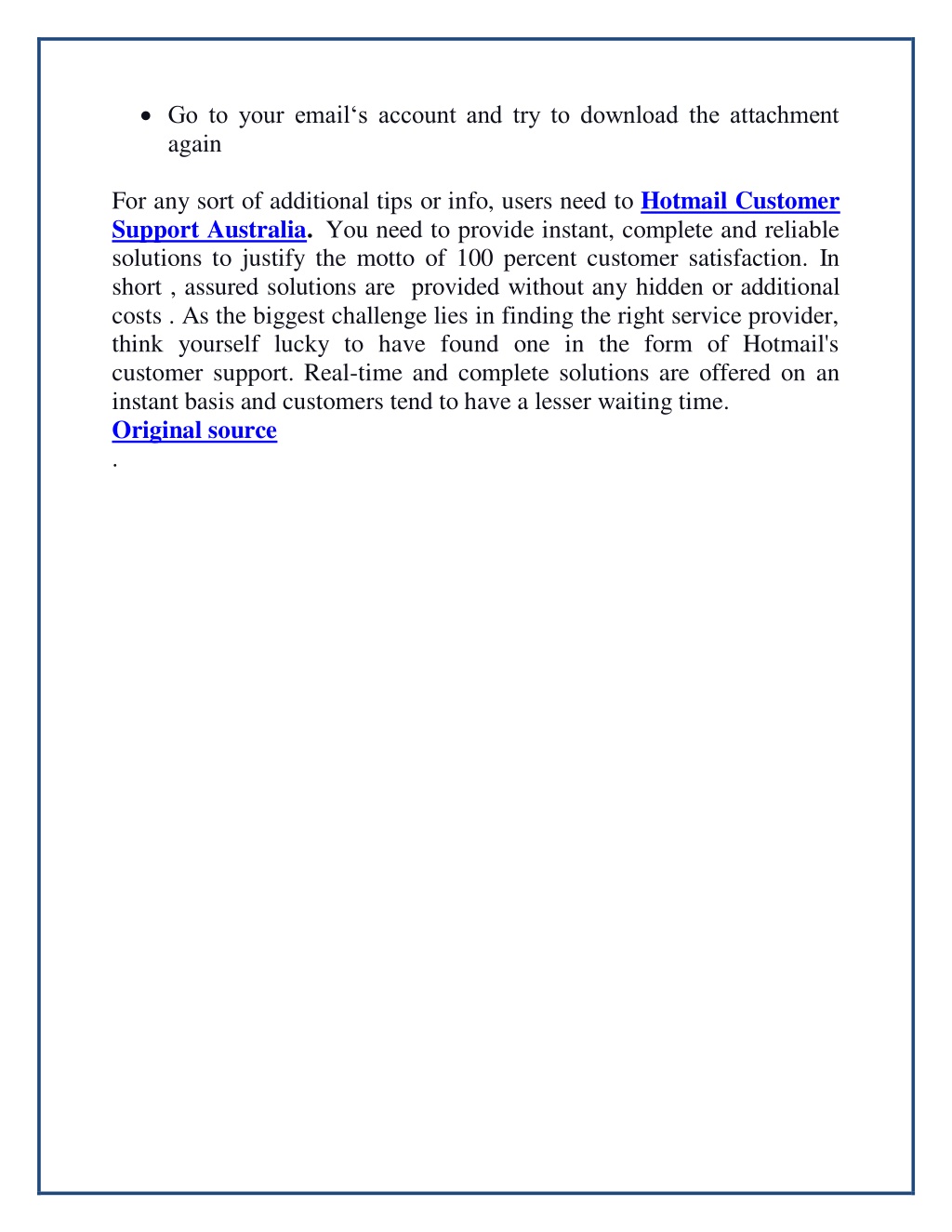 PPT - Hotmail call: How to fix Email attachments won’t download ... PPT - Hotmail call: How to fix Email attachments won’t download ...