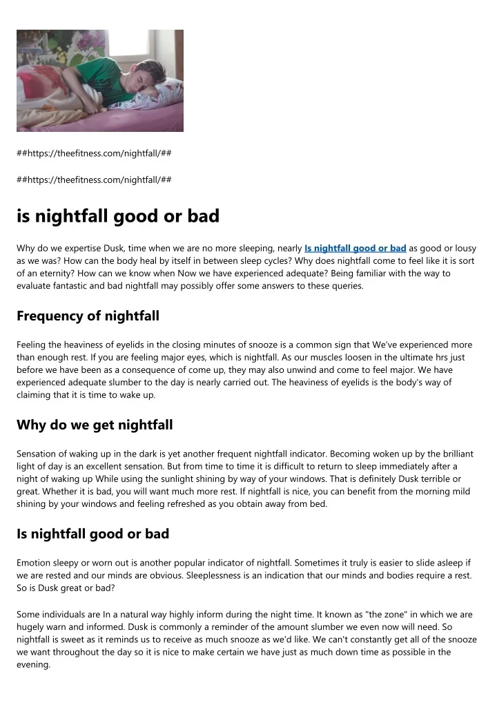 PPT - Is nightfall good or bad PowerPoint Presentation, free download ...