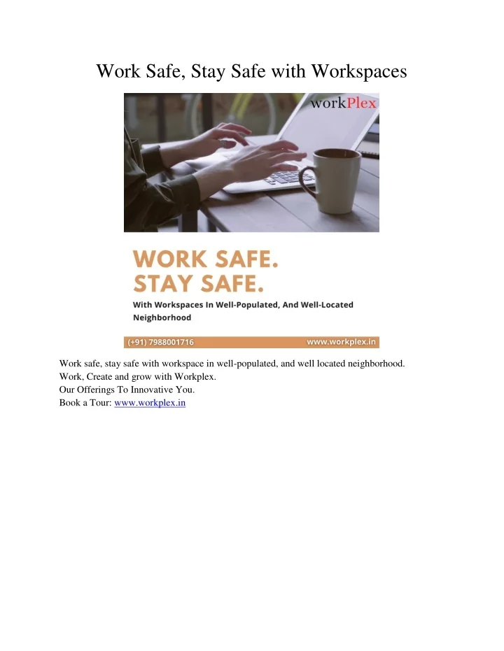 PPT - Work Safe, Stay Safe with Workspaces PowerPoint Presentation ...