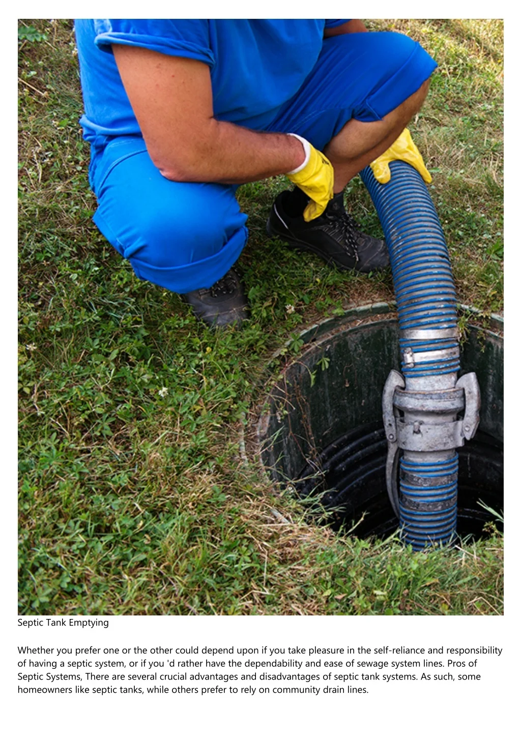 PPT - How to Explain Septic Tank Emptying to Your Boss PowerPoint ...