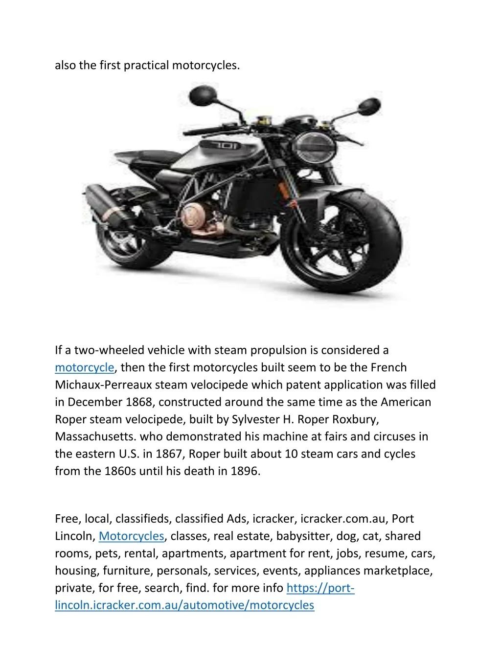 PPT - Top 100 Motorcycles in Port Lincoln PowerPoint Presentation, free ...