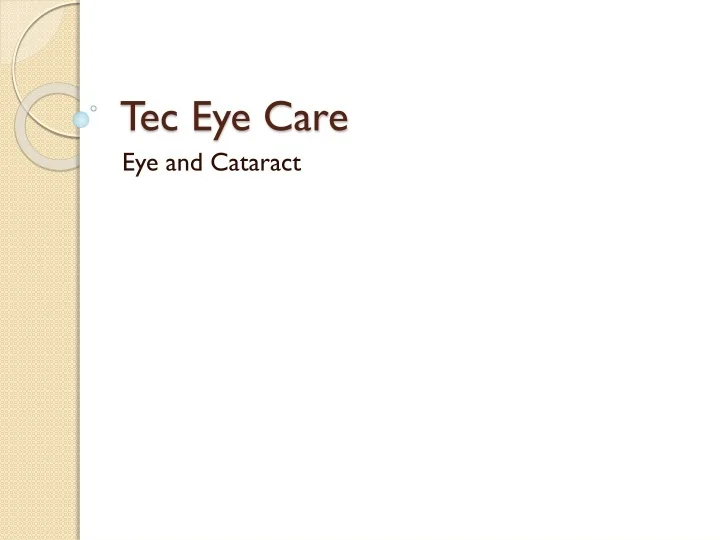 PPT - 4 Activities to Avoid After Laser Treatment for Cataract ...