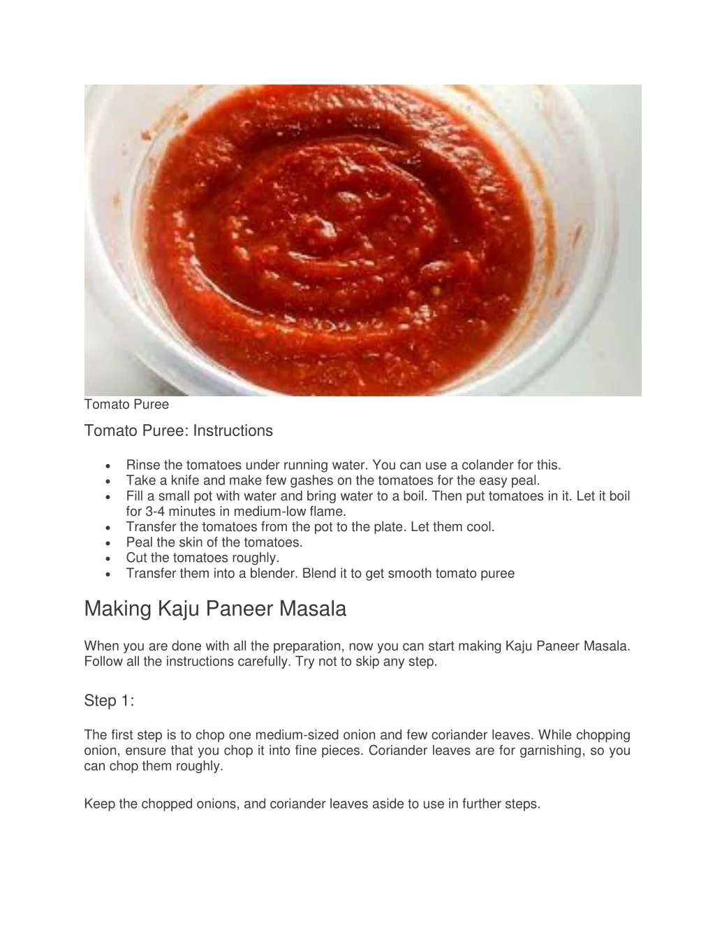 PPT - Recipe: Effortless Kaju Paneer Masala At Home PowerPoint ...